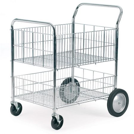 Chrome Plated Wire Trolley - SHS Handling Solutions