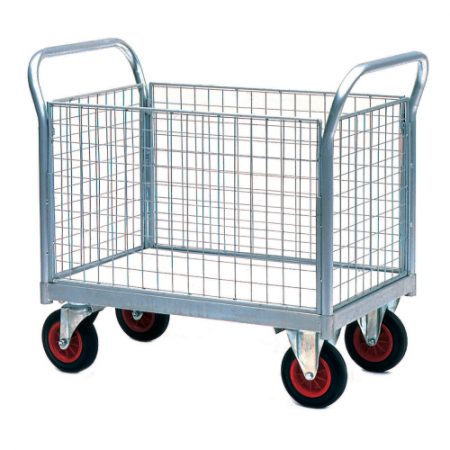 Four Sided Plastic Base Trolleys - SHS Handling Solutions