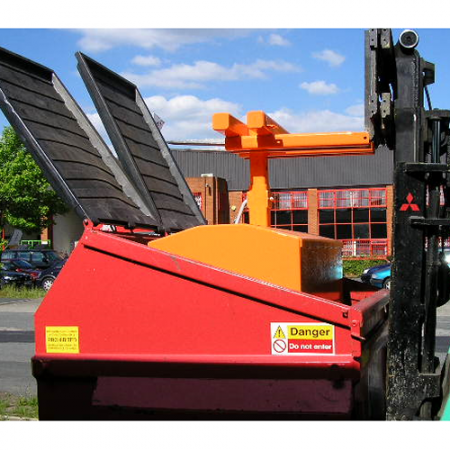 Fork Mounted Skip Compactor - SHS Handling Solutions