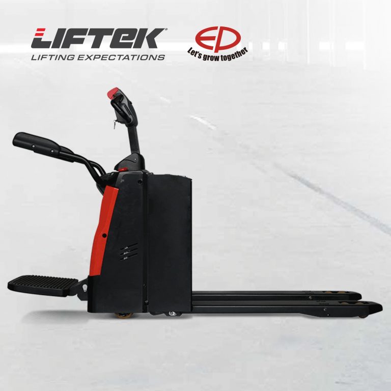 Liftek PowerRide 2000 Plug-In Fully Electric Ride-On Pallet Truck