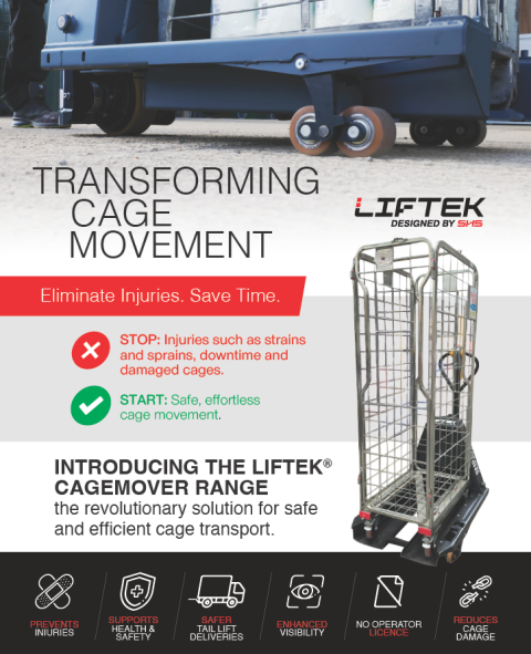LIFTEK® CAGEMOVER | Roll Cage Mover
