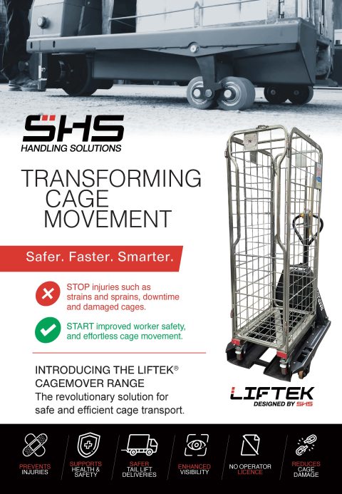 LIFTEK® CAGEMOVER - Roll Cage Mover - SHS Handling Solution
